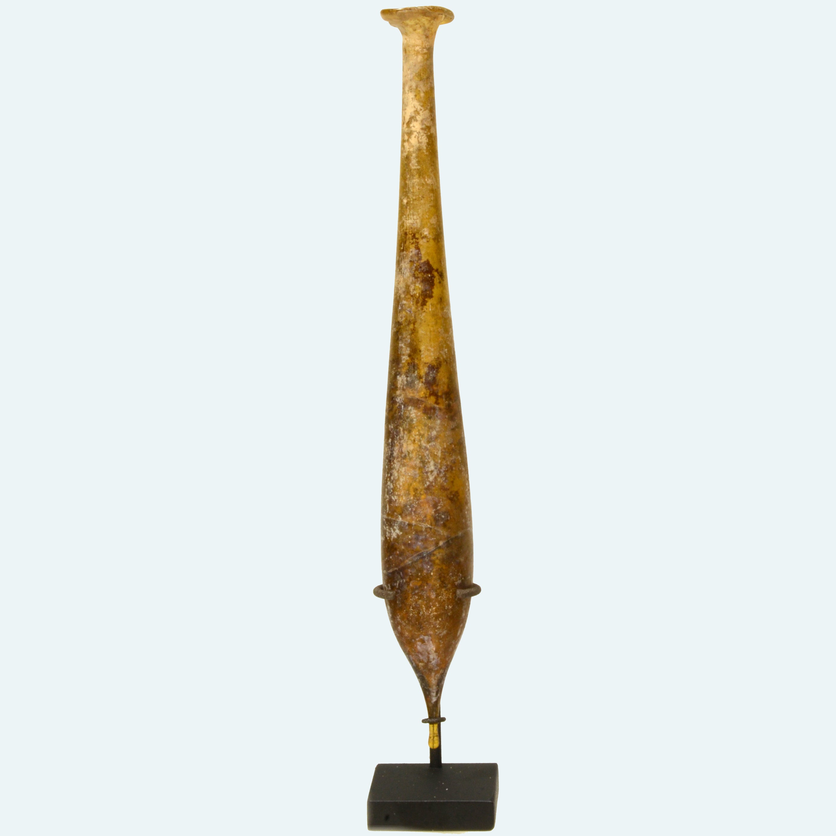 Roman Amber Glass Cosmetic Unguentarium – Art for Eternity
